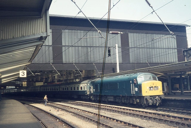 ORIGINAL 35MM SLIDE . BR Class 45 Peak Diesel Loco 45038 . Carlisle ...
