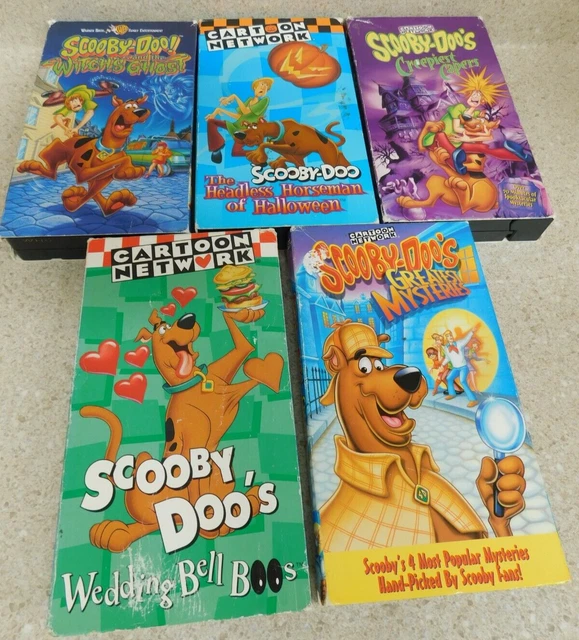 VINTAGE CARTOON NETWORK Scooby Doo Lot Of 5 VHS Movies $48.42 - PicClick CA