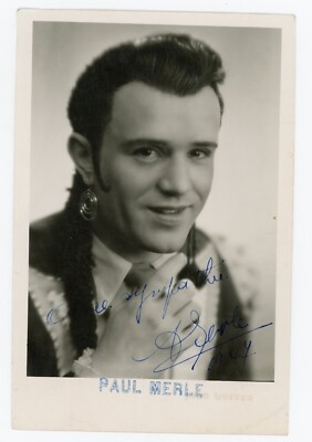 PHOTO - PAUL Merle par Jean WERRES Liège - chanteur acteur opérette ...