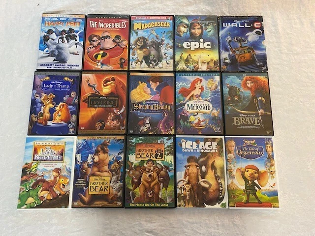 LOT OF 15 Disney/Pixar/Warner Brothers DVDs £23.66 - PicClick UK