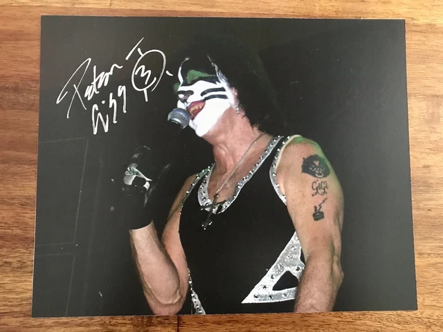 KISS PETER CRISS Genuine Signed Photo Original Autographed 8''x 10" $35 ...