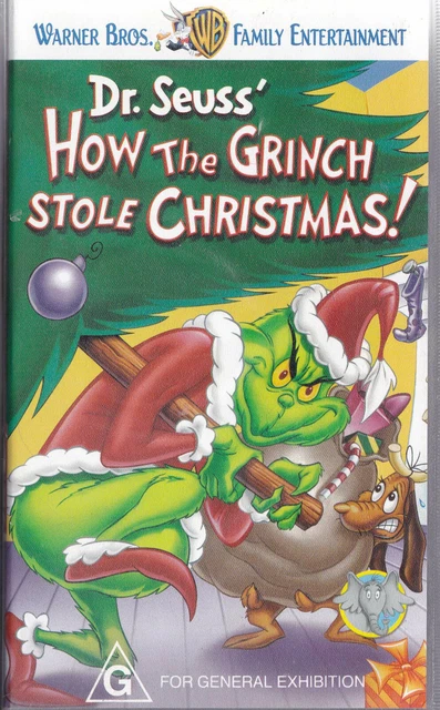 DR. SEUSS - How the Grinch Stole Christmas - 1966 Warner Home Video ...