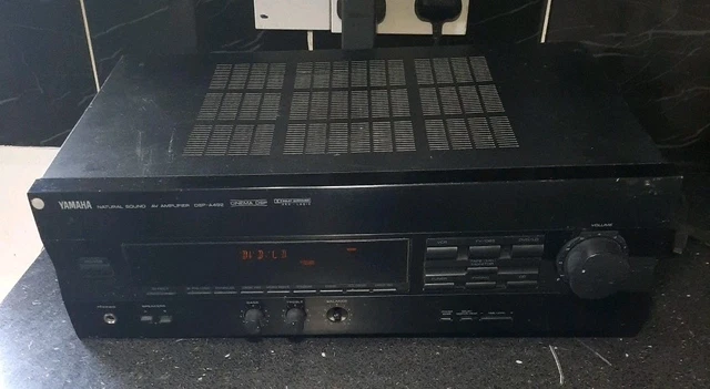 YAMAHA DSP-A492 AV Amplifier With Phono Input. Power On, Not Tested ...