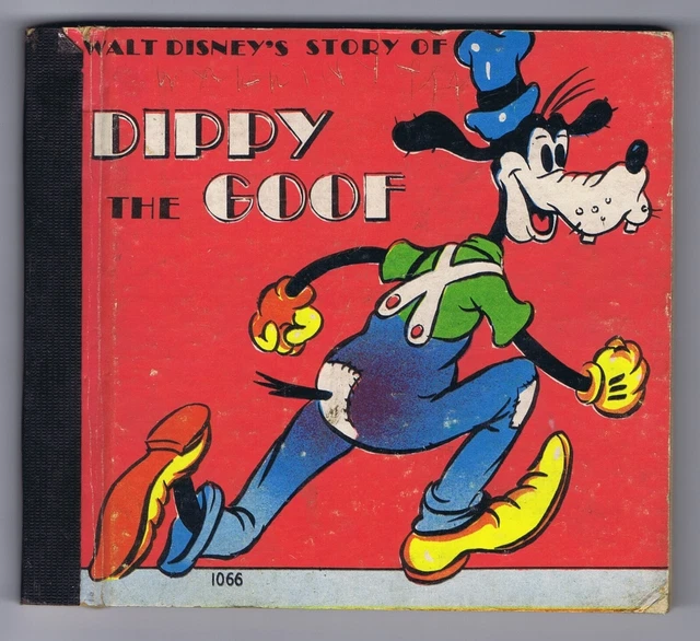 1938 WALT DISNEY'S STORY OF DIPPY THE GOOF Vintage Storybook Digest ...