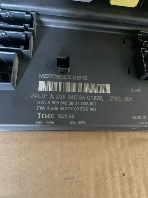 MERCEDES SPRINTER / VW Crafter SAM UNIT A9065453401 FUSE BOX ...