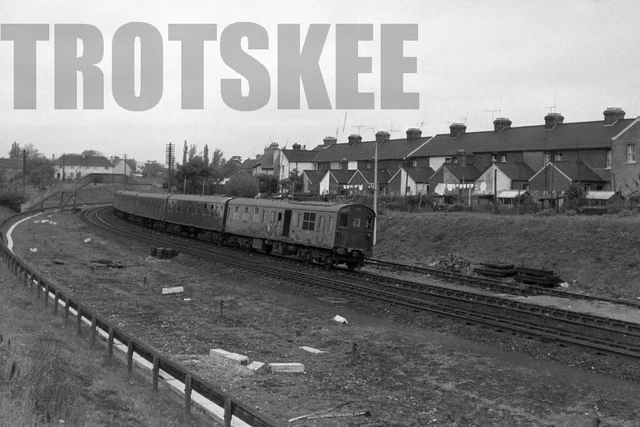35mm Negative Br British Railways Diesel Electric Demu Class 201 1006