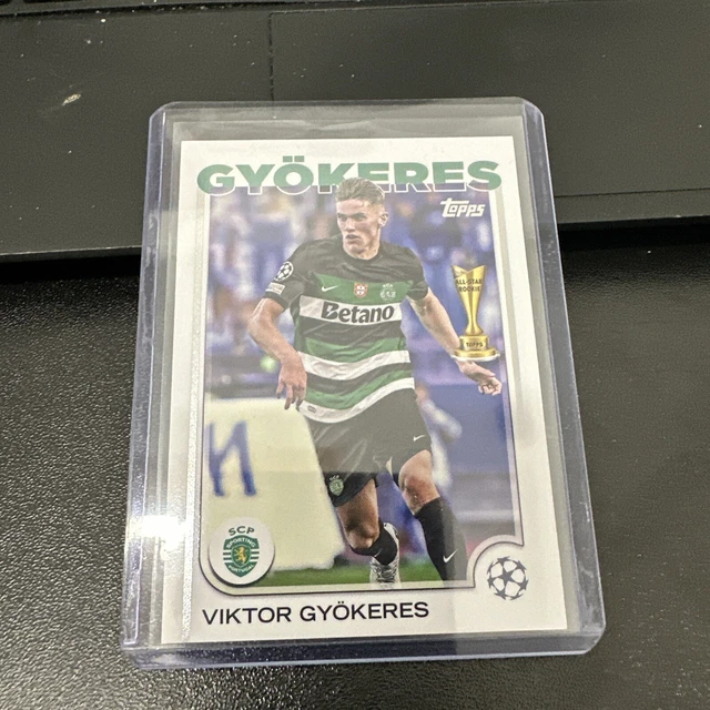 TOPPS UCC FLAGSHIP 24/25 Viktor Gyokeres Future Stars All Star Rookie £ ...