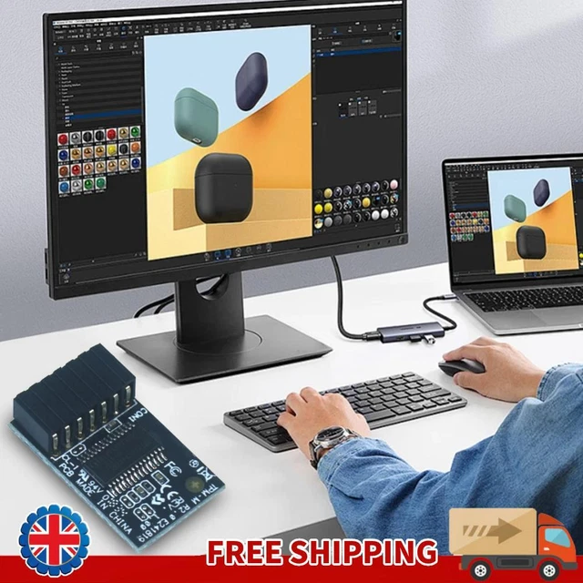 TPM-M R2.0 TPM Module 14-1Pin Trusted Platform (TPM) Module for Asus ...