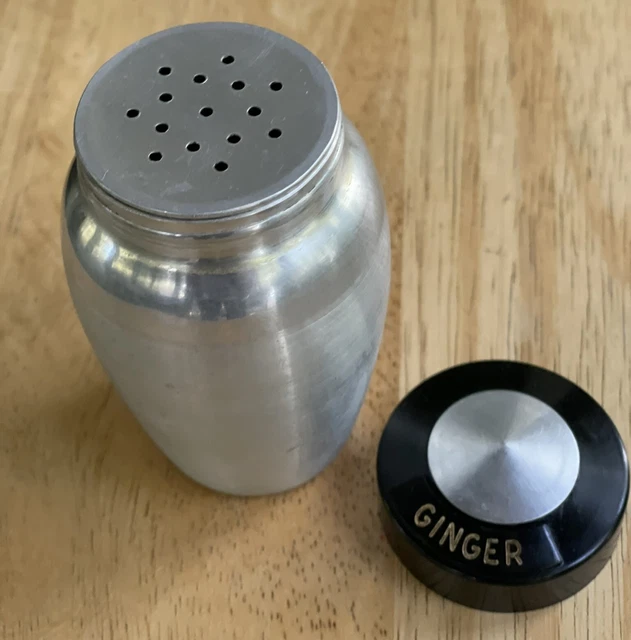 VINTAGE 1950S OR 1960s Aluminum Ginger Spice Container $14.00 - PicClick CA