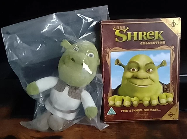 SHREK/SHREK 2 BOX-SET 2004 & SHREK OGRE PLUSH RAINBOW DESIGNS 2019 £8. ...