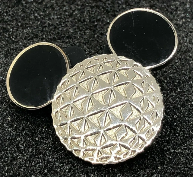 MICKEY MOUSE HEAD Epcot Spaceship Earth Icon Walt Disney World Pin Ears ...