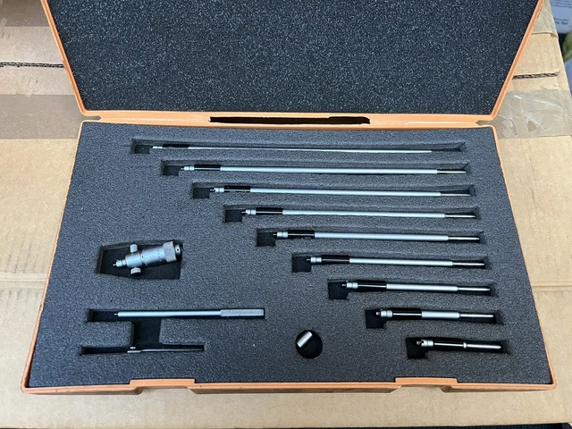 MITUTOYO 141-106 INTERNAL INSIDE MICROMETER 50-300MM Engineering Metric ...