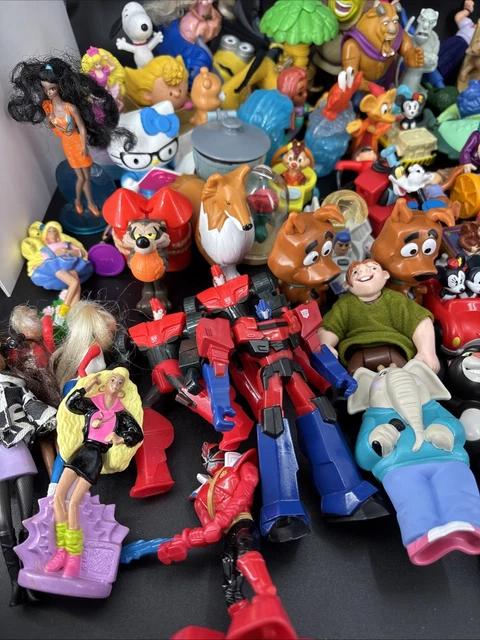 FAST FOOD TOY Lot 151 Happy Meal Burger King Disney Mix Figures Vintage ...