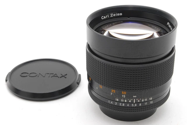 CONTAX CARL ZEISS Planar T 85 mm f/1,4 Objektiv AEG C/Y Halterung [Top NEUWERTIG] aus JAPAN EUR ...