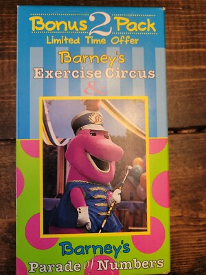 BARNEYS EXERCISE CIRCUS/PARADE of Numbers (VHS, 1996, 2-Tape Set) $13. ...