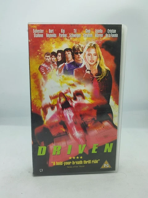 DRIVEN, STARRING SYLVESTER Stallone On VHS Video Cassette Tape £6.99 ...