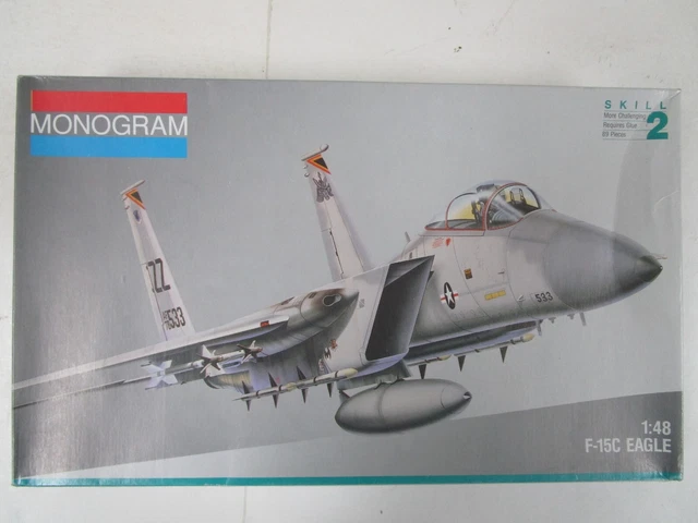KIT MODÈLE D'AVION Monogram F-15C Eagle échelle 1:48 #5623 EUR 23,71 ...