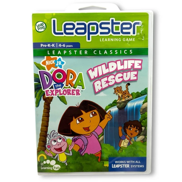 DORA THE EXPLORER Wildlife Rescue Leapster Learning Game 2007 Nick Jr ...
