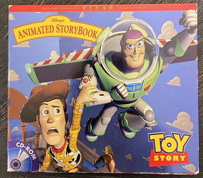 DISNEY'S TOY STORY Animated StoryBook (Windows/Mac, 1996) PIXAR CD-ROM ...