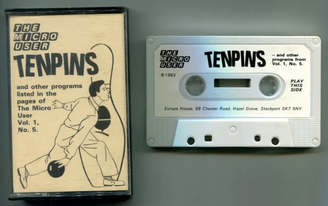 VINTAGE BBC MODEL B Game - 10 Pins by The Micro User £9.03 - PicClick UK