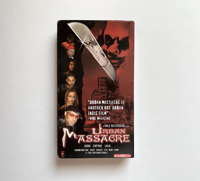 URBAN MASSACRE VHS - Indie Rapper Tape - Hip Hop - Horror Suspense ...