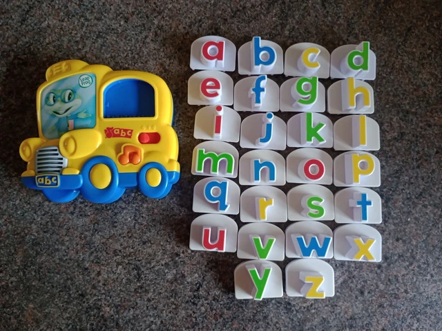 LEAPFROG BUS FRIDGE PHONICS Magnetic Alphabet Set COMPLETE & WORKING £ ...