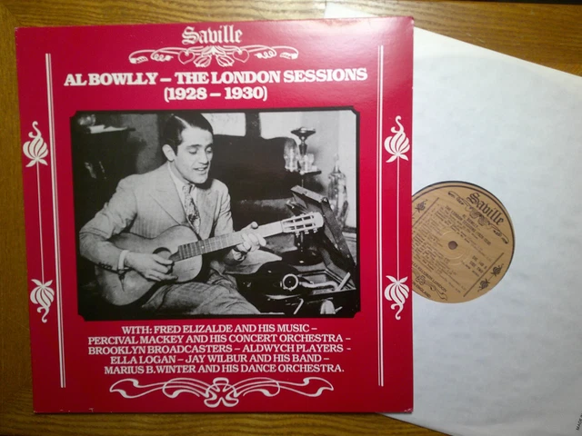 GB SAVILLE LP Record / Al Bowlly/London Sessions/1928-1930/ Nr Mint ...