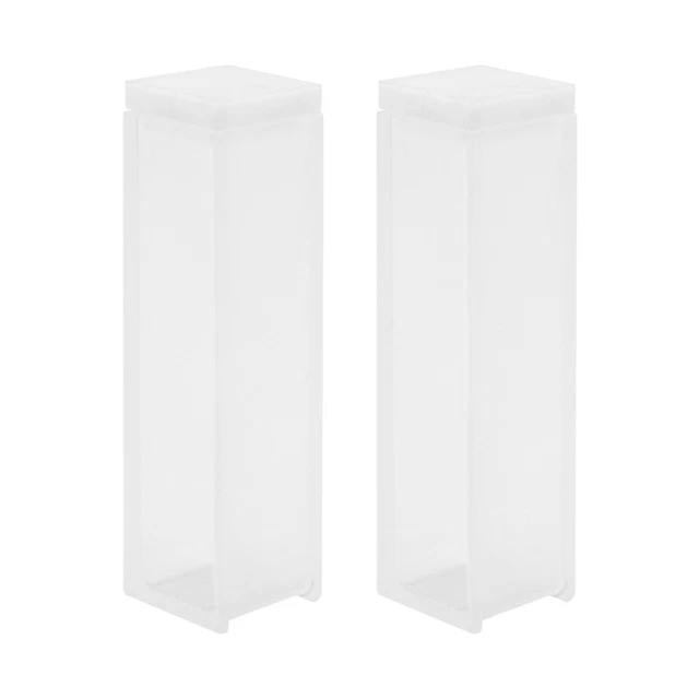 QUARTZ CUVETTE,SPECTROPHOTOMETER CUVETTES 10 mm Length, 45mm Height, 3. ...