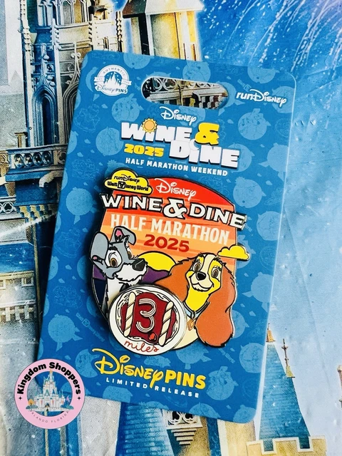 2025 DISNEY WORLD RunDisney Wine & Dine Half Marathon 13.1 Lady & Tramp ...
