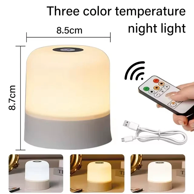 TOUCH SENSOR NIGHT Light Led Bedside Desk Table Lamp Dimmable Usb ...