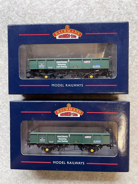 BACHMANN OO GAUGE 38-100a PNA Spoil/ballast Open Wagons 7 Rib Railtrack ...