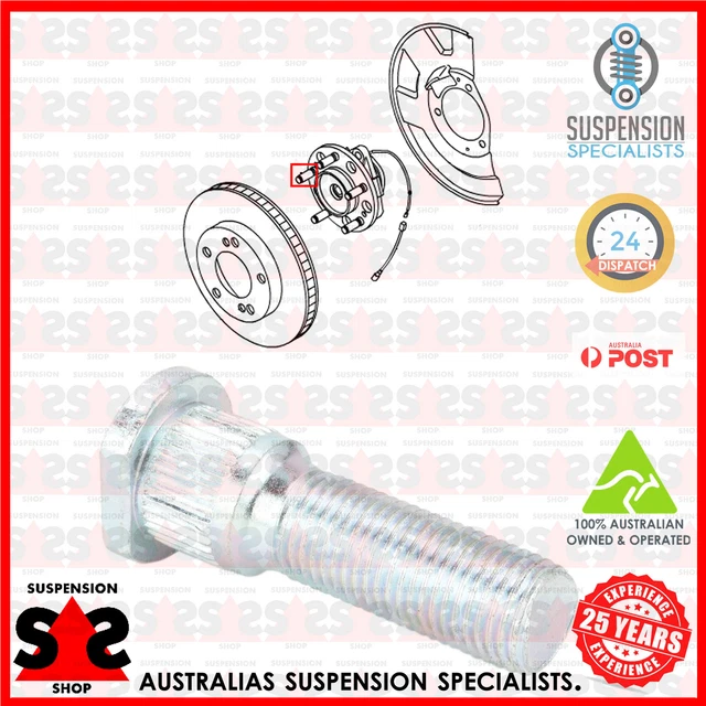 WHEEL STUD SUIT SSANGYONG Rexton / Rexton Ii (Gab_) 2.7 CRDi 4x4 REXTON ...