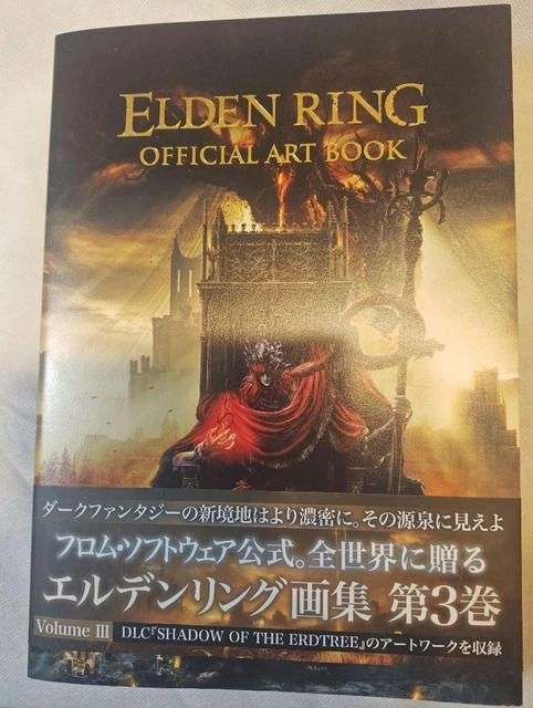 ELDEN RING OFFICIAL ART BOOK Volume III Vol.3 Lingua giapponese EUR 69 ...