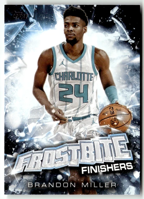 TOPPS NBA FLAGSHIP 2025 No. FF-BM Brandon Miller Frostbite Finishers ...