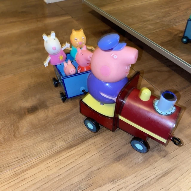 PEPPA PIG GRANDAD Pig Train With 1 Carriage £12.00 - PicClick UK