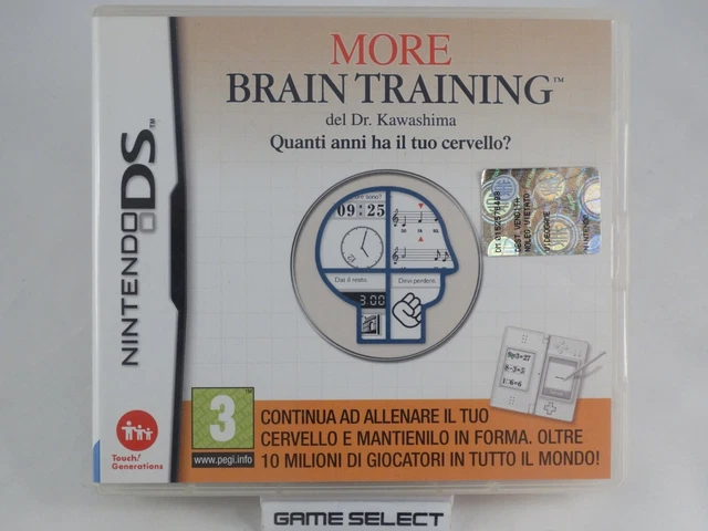 MORE BRAIN TRAINING del DR. KAWASHIMA NINTENDO DS DSi 2DS 3DS NDS PAL ...