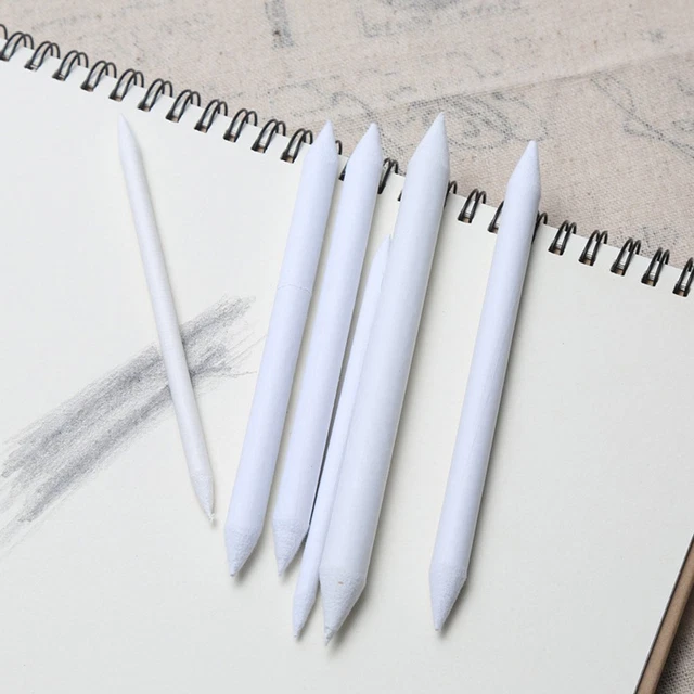 18PCS PAPER TORTILLION Blending Stumps Sketch Rub Artist Drawing Tool ...
