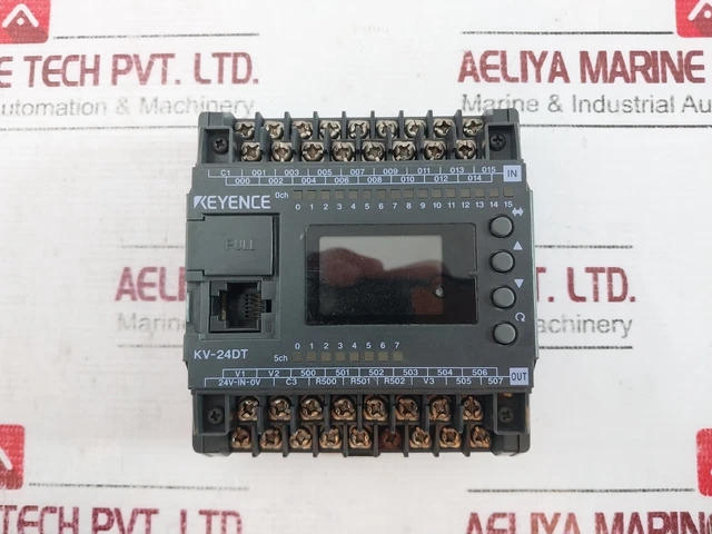 KEYENCE KV-24DT BASE Unit DC Type 16 Input And 8 Transistor (Sink) Output 24V £152.95 - PicClick UK