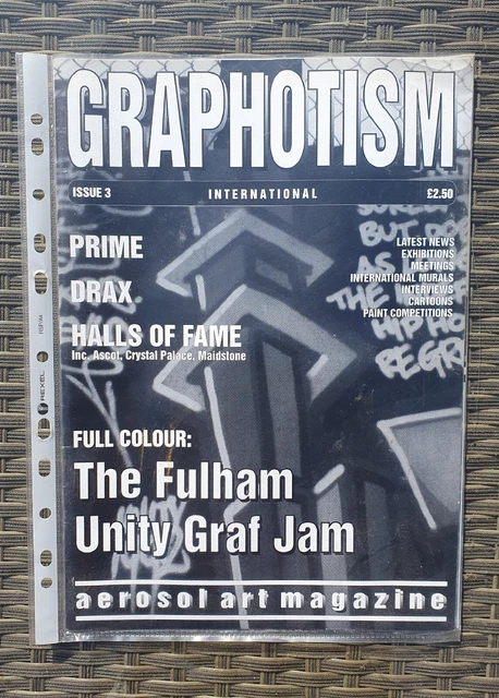 RARE VINTAGE GRAPHOTISM Graffiti Magazine issue 3 £40.00 - PicClick UK