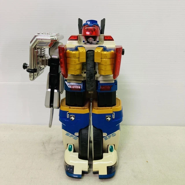 POWER RANGERS DEKARANGER DX Deka Bike Robo Megazord Bandai Japan Free ...