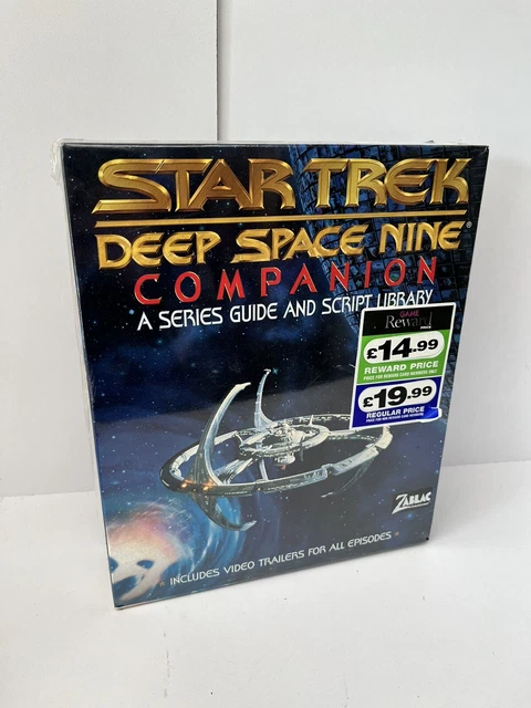 STAR TREK DEEP Space Nine Companion Big Box PC Series Guide & Script ...
