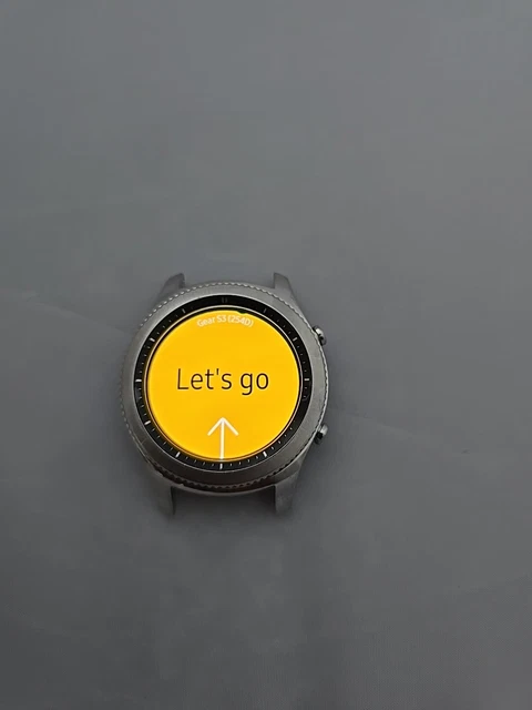 SMARTWATCH SAMSUNG GEAR S3 modello SM-R770 Bluetooth WiFi 46mm REFX1 ...