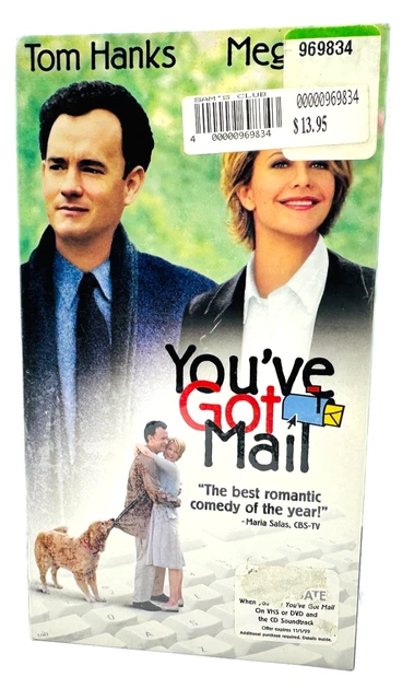 YOU'VE GOT MAIL (VHS, 1998) Tom Hanks, Meg Ryan BRAND NEW SEALED Movie ...