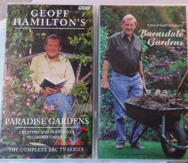 GEOFF HAMILTON'S BARNSDALE GARDENS [VHS Tape] + Paradise Gardens Rare ...