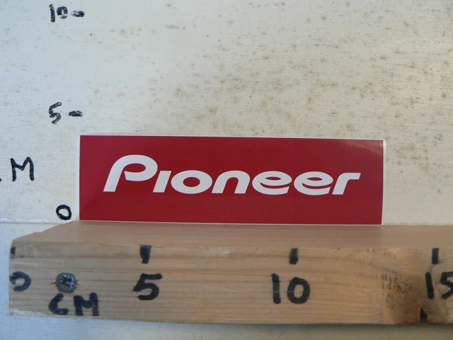 STICKER,DECAL PIONEER LOGO Red Hifi Stereo Audio ? EUR 5,99 - PicClick FR