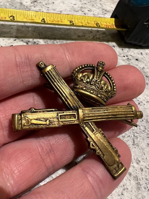 OLD WW1 / Ww2 Machine Gun Corps Cap Badge £4.99 - PicClick UK