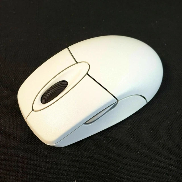 MICROSOFT WIRELESS WHEEL Mouse Ps2 X08-25335 X08-45716 Trackball ...