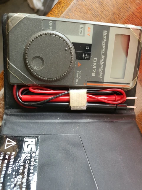VINTAGE DM78 BECKMAN Industrial Digital Multimeter EUR 6,04 - PicClick FR