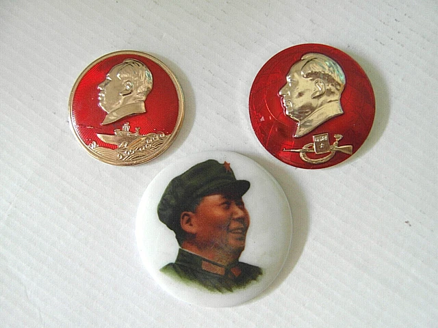 CHINA MAO TSE Tung Pin Badge Buttons Pins Mao Zedong EUR 49,99 ...