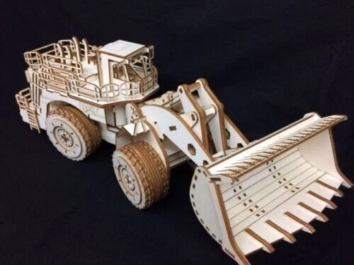LASER CUT WOODEN Cat Loader 3D Model/Puzzle Kit £64.99 - PicClick UK